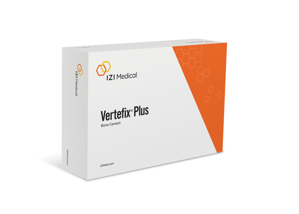 Biocompatible Bone Cement IZI Medical Vertefix® Plus for fixation of ...